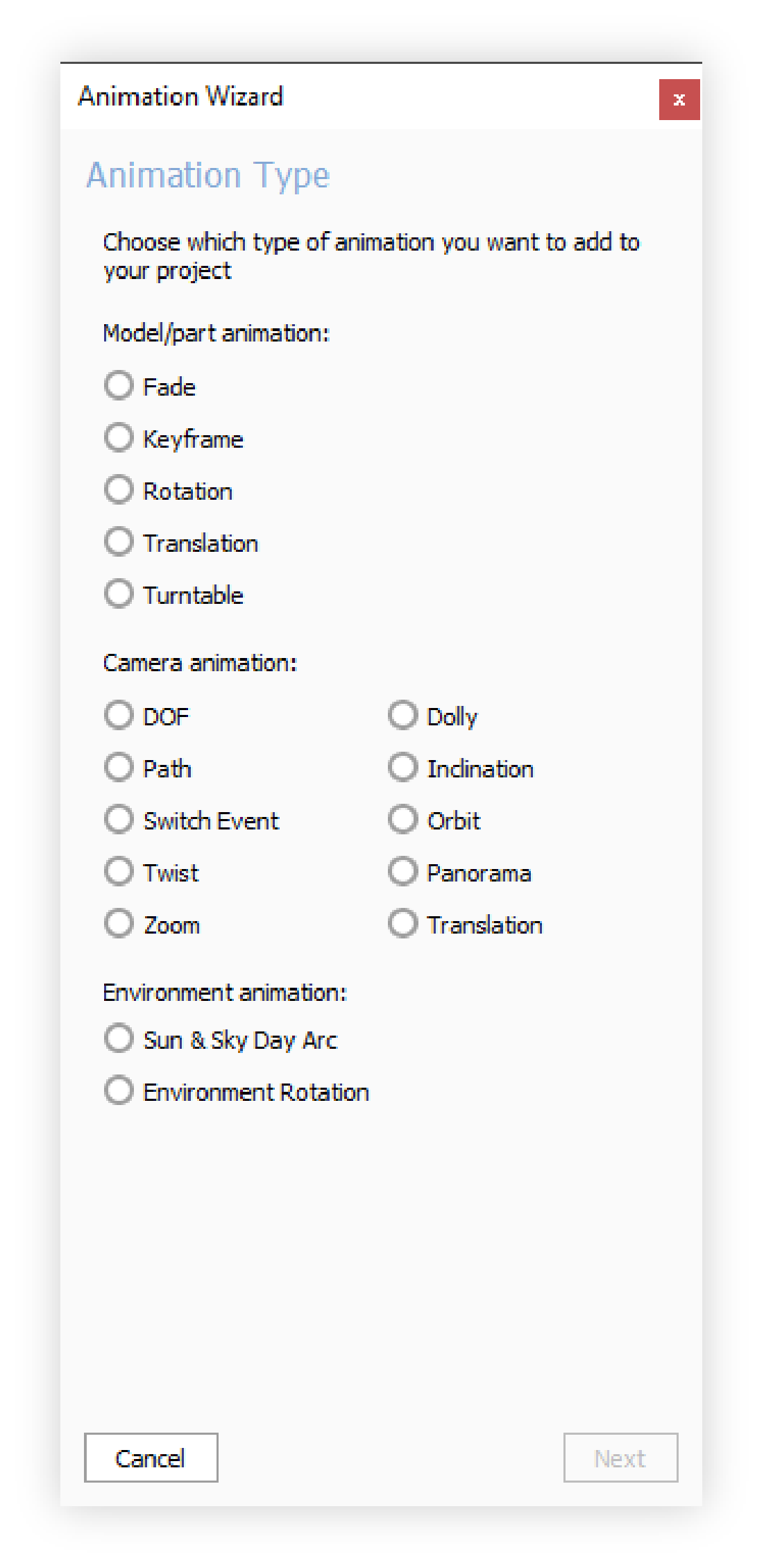 Animation Wizard - KeyShot 10 Manual