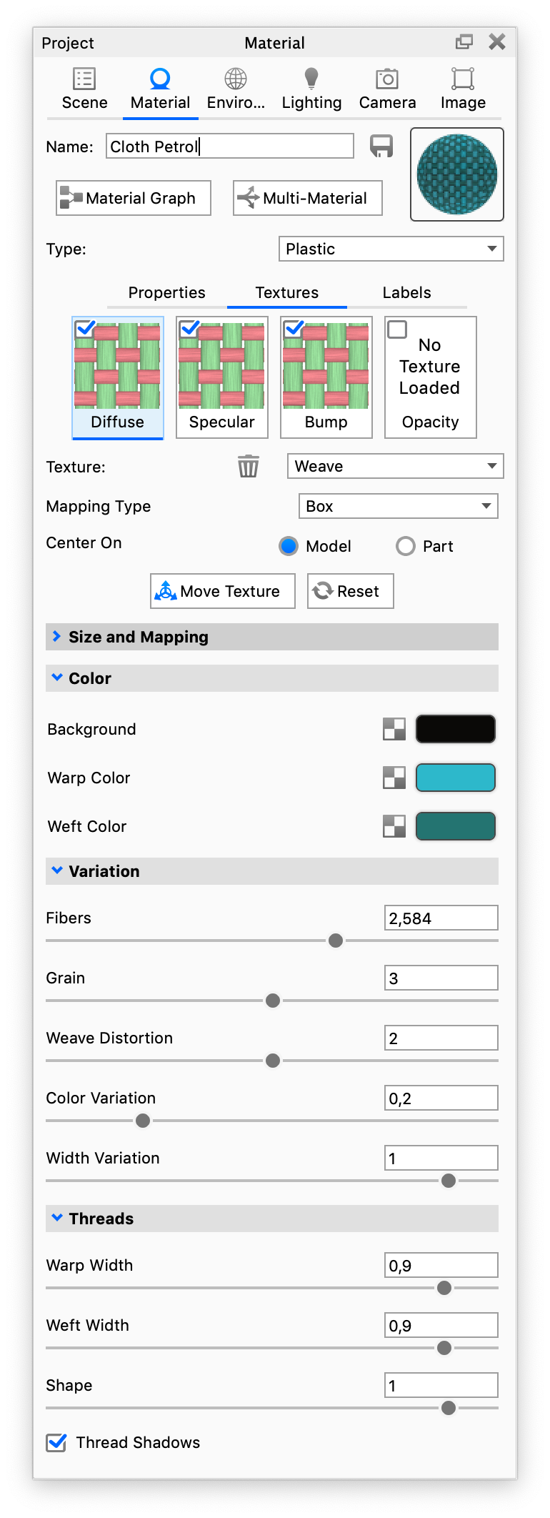 Weave - KeyShot 10 Manual
