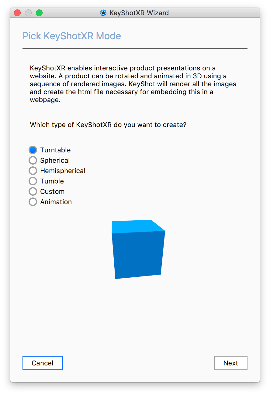 KeyShotXR Wizard - KeyShot 11 Manual