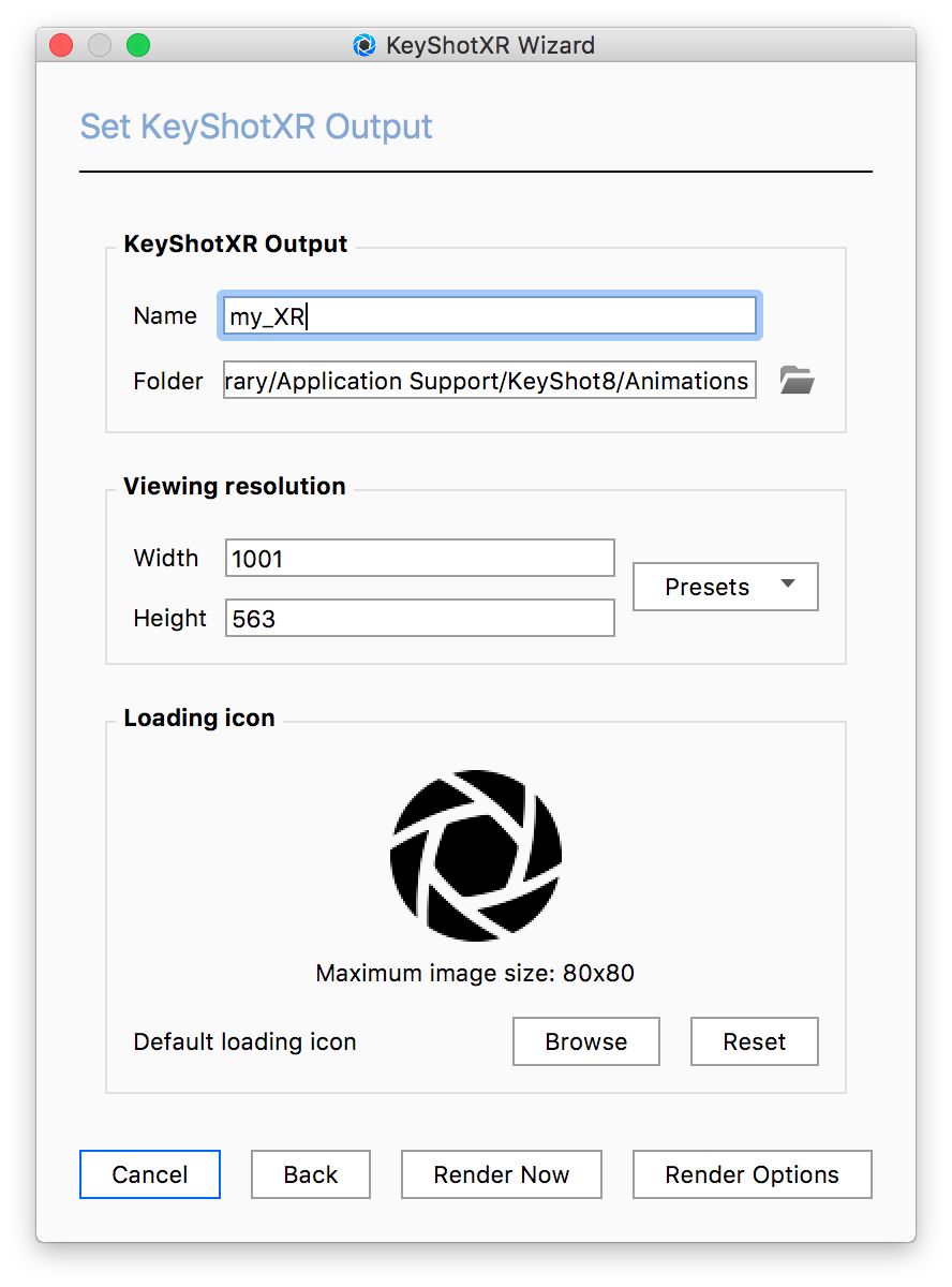 KeyShotXR Wizard - KeyShot 11 Manual
