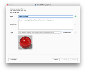 Uploading/Downloading Resources - KeyShot 11 Manual