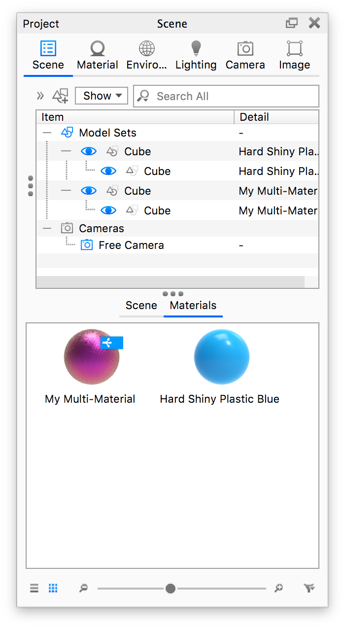 In-Project Library - KeyShot 11 Manual