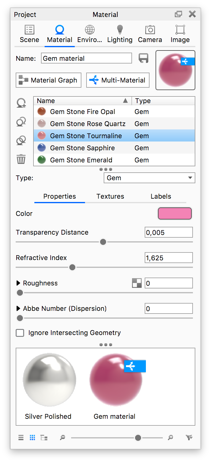 Multi-Materials - KeyShot 11 Manual