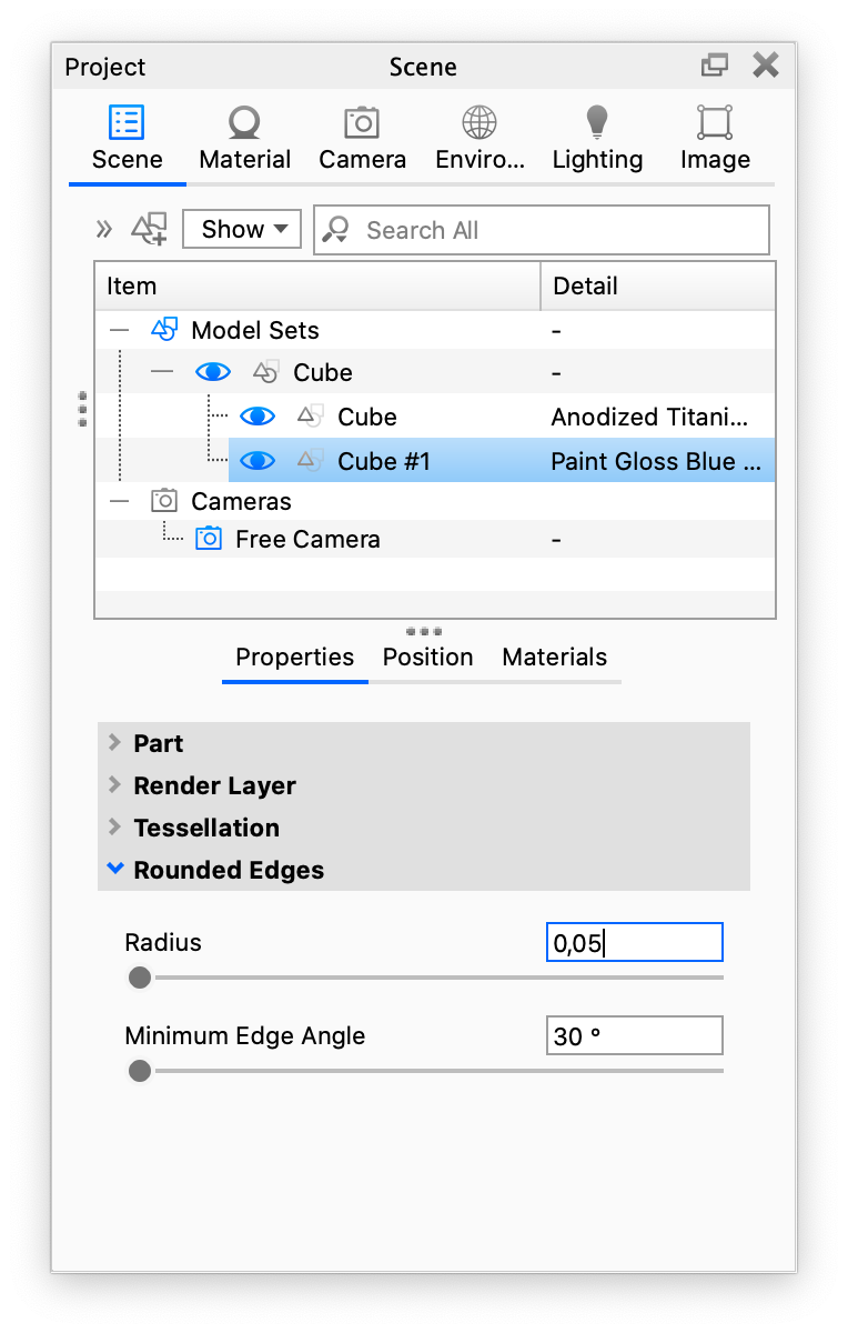 Rounded Edges - KeyShot 11 Manual