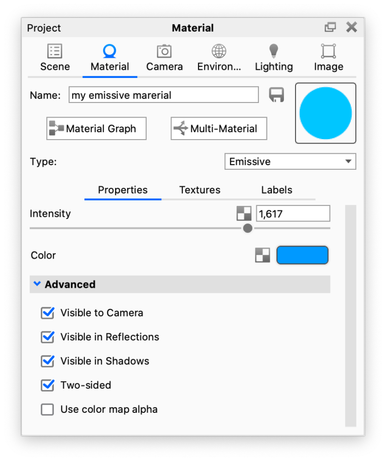 Emissive - KeyShot 11 Manual