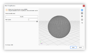 Mesh Simplification - KeyShot 11 Manual