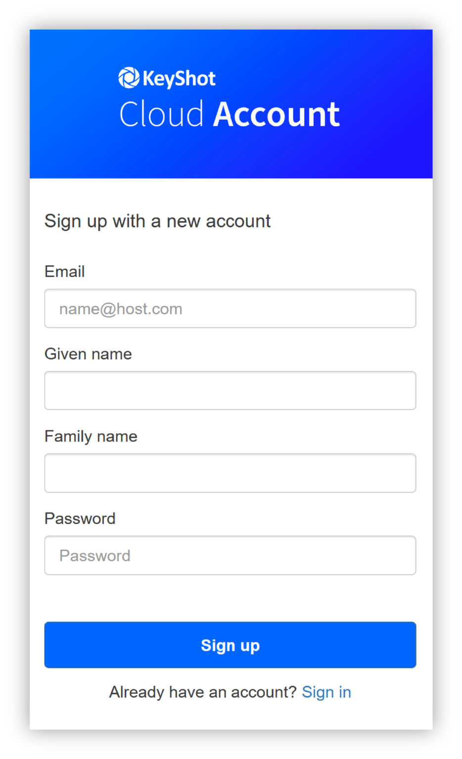 KeyShot Cloud Account - KeyShot 11 Manual