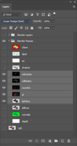 Layers and Passes - Keyshot Manual