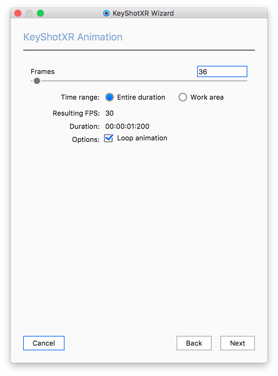 KeyShotXR Animation - Keyshot Manual