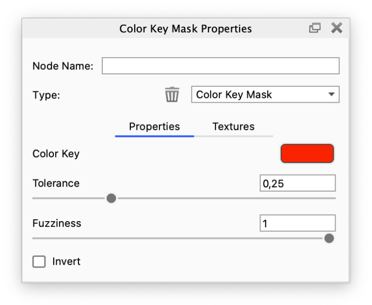 Color Key Mask - Keyshot Manual