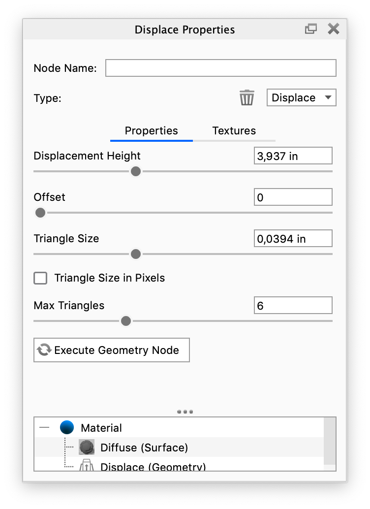 Displace - Keyshot Manual