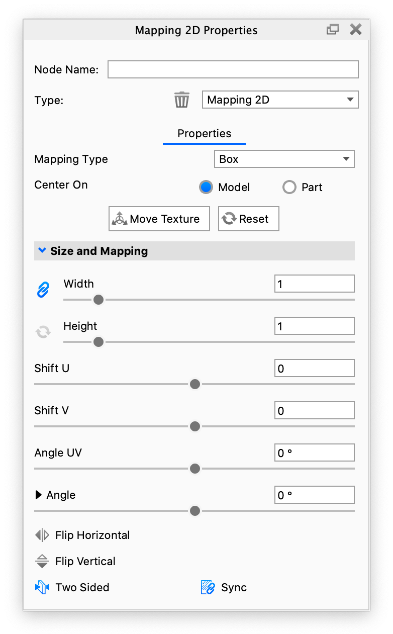Mapping 2D - Keyshot Manual