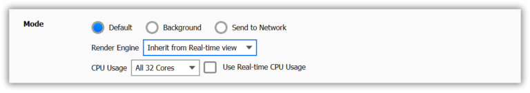 Render Options - Keyshot Manual