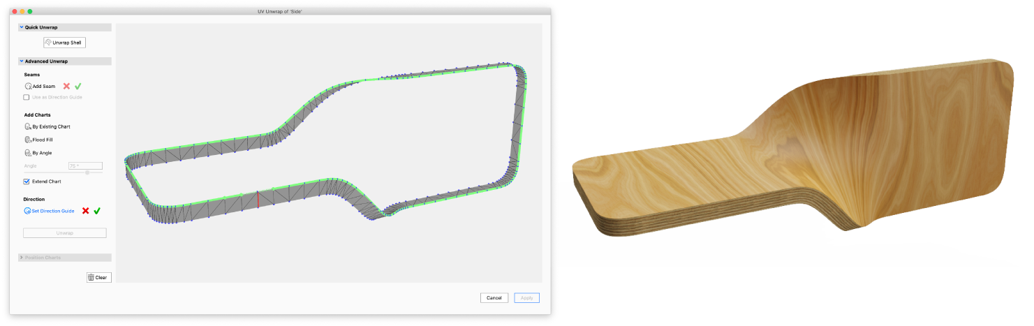 Unwrap UV - Keyshot Manual