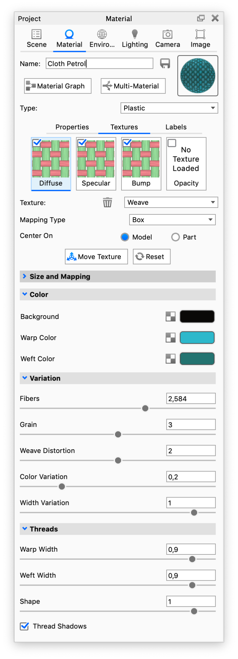 Weave - Keyshot Manual