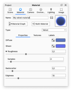 Velvet - Keyshot Manual